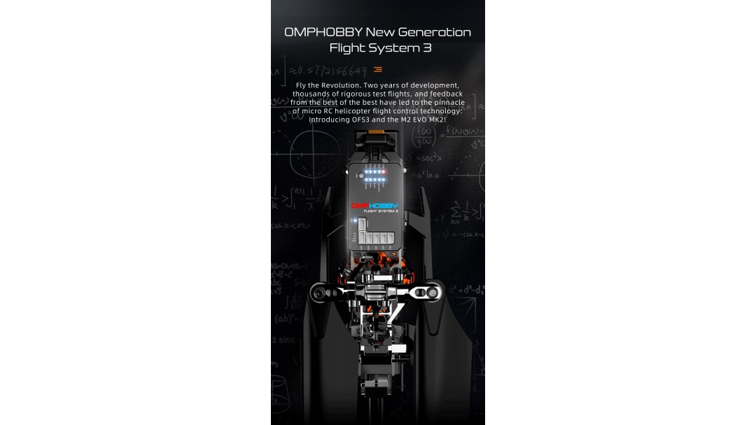 M2 EVO RC Helicopter Orange M2-MK2-BNF-O