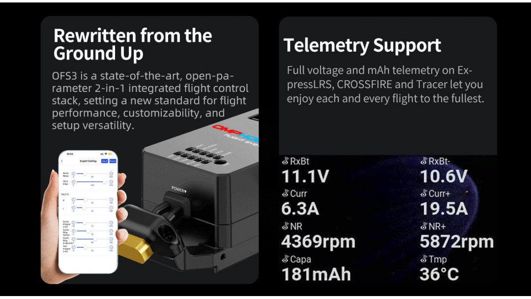 M2 EVO RC Helicopter Orange M2-MK2-BNF-O