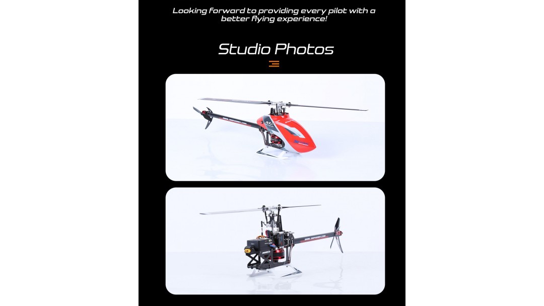 M2 EVO RC Helicopter Orange M2-MK2-BNF-O